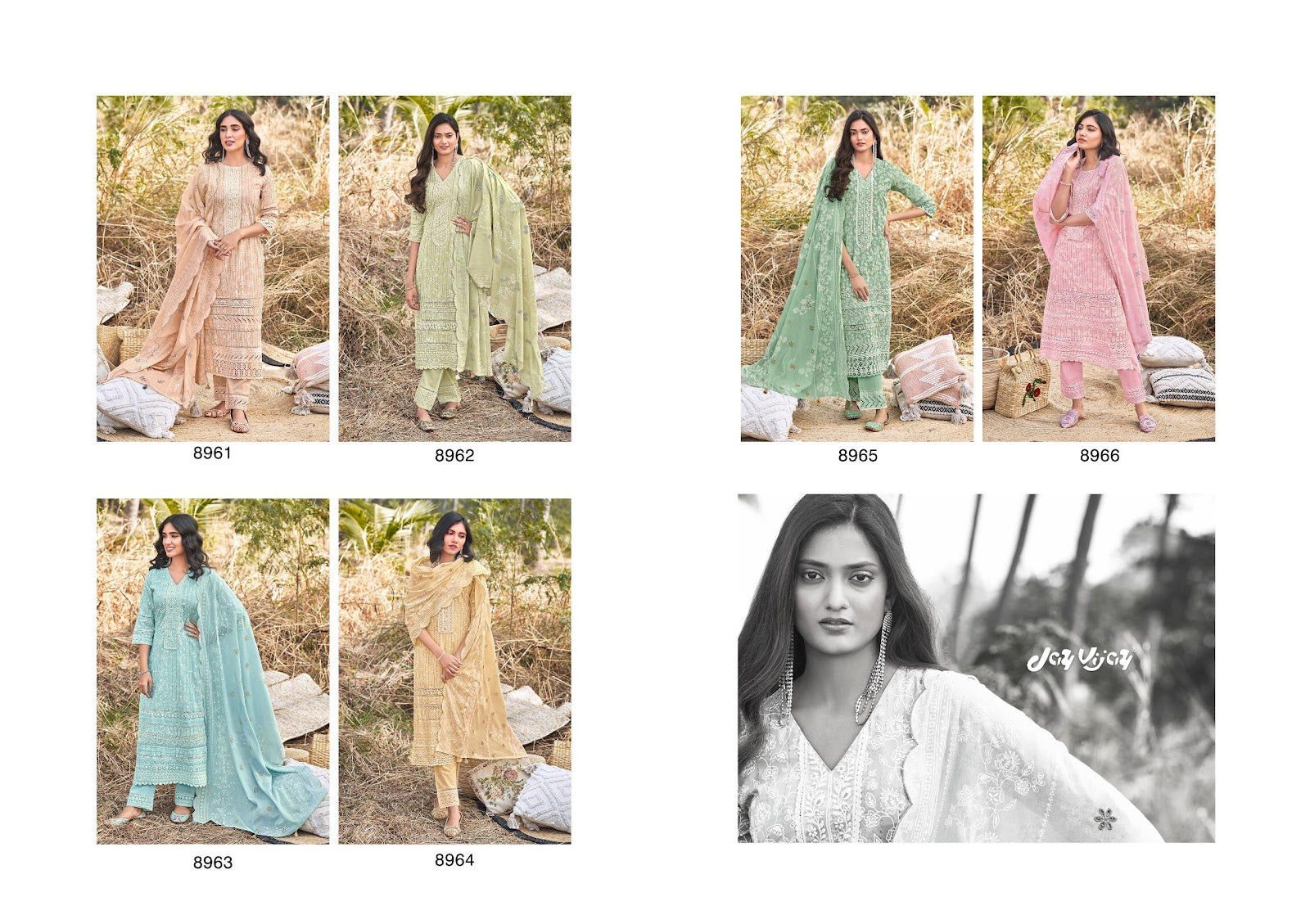 Sunshine Jay Vijay Cotton Khadi Pant Style Suits – Kavya Style Plus