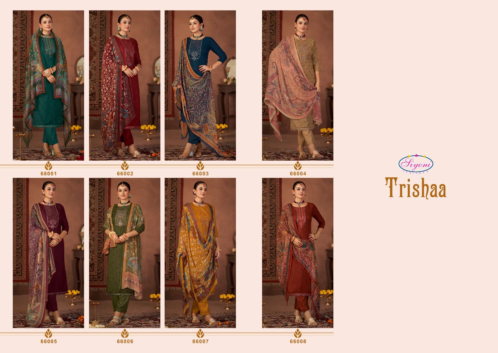 Trishaa Siyoni Pashmina Suits – Kavya Style Plus
