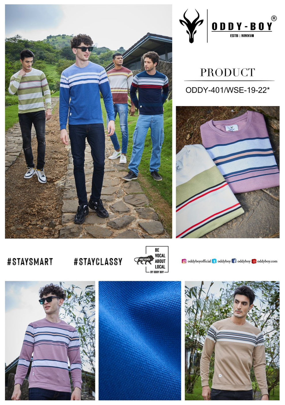 Vol 401 Oddy Boy Looper Mens Tshirts – Kavya Style Plus