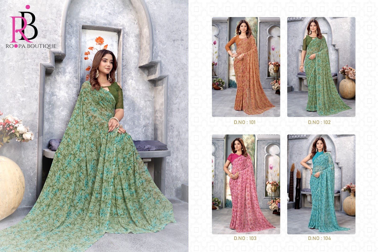 Zeeya-Radhika Vol 1 Roopa Boutique Sarees – Kavya Style Plus
